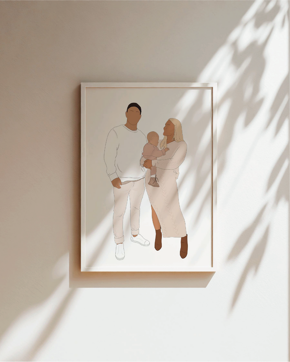 Custom Colour Portrait – Lines by Shai